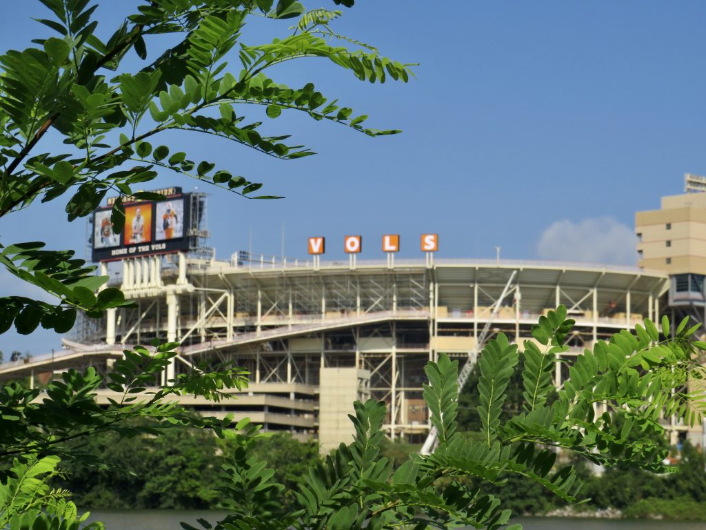 PHOTOS: Tennessee Adds Second Set of V-O-L-S Letters to Neyland Stadium ...