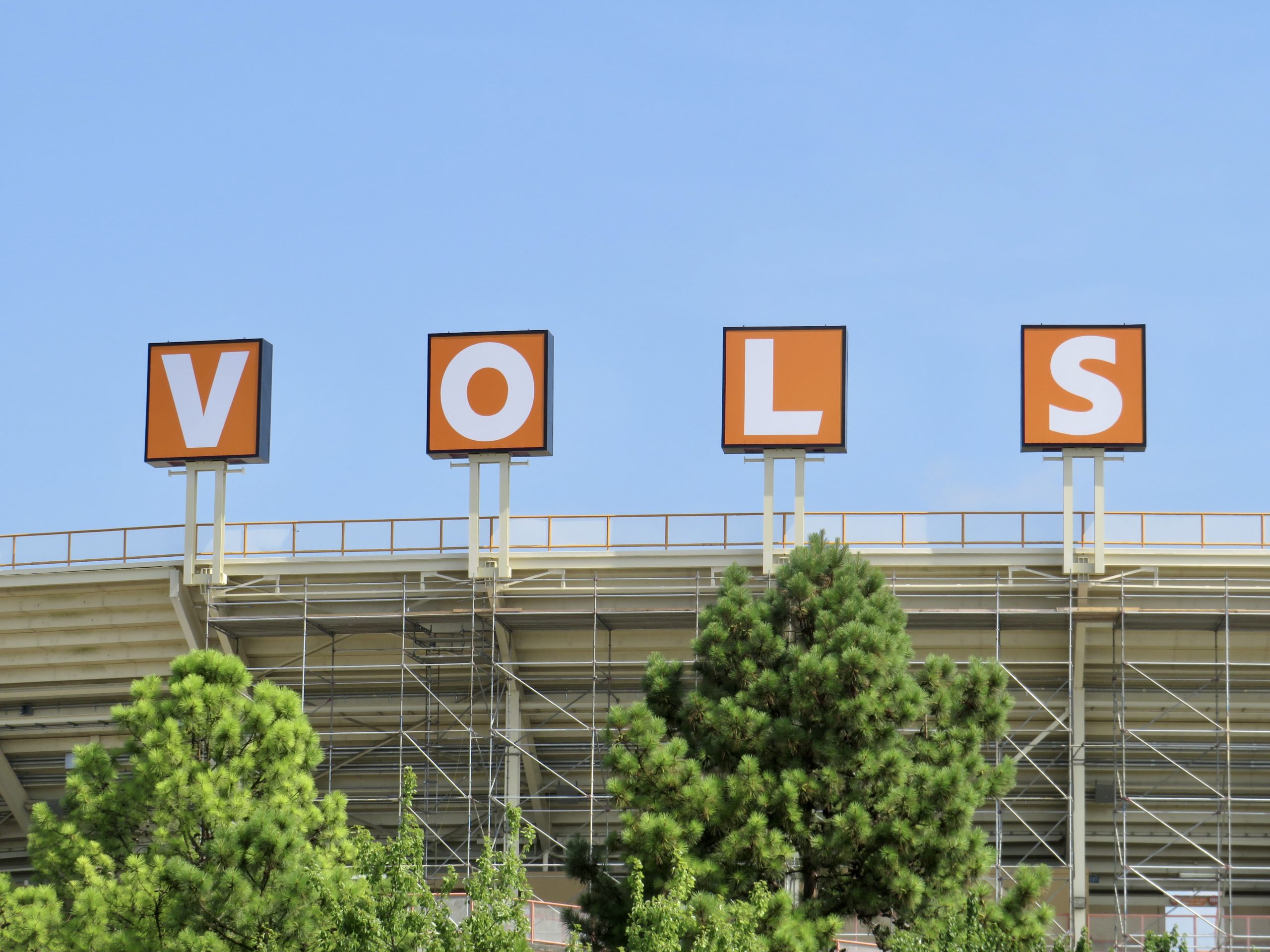 GALLERY: First Look at V-O-L-S Letters on Neyland Stadium | Rocky Top ...