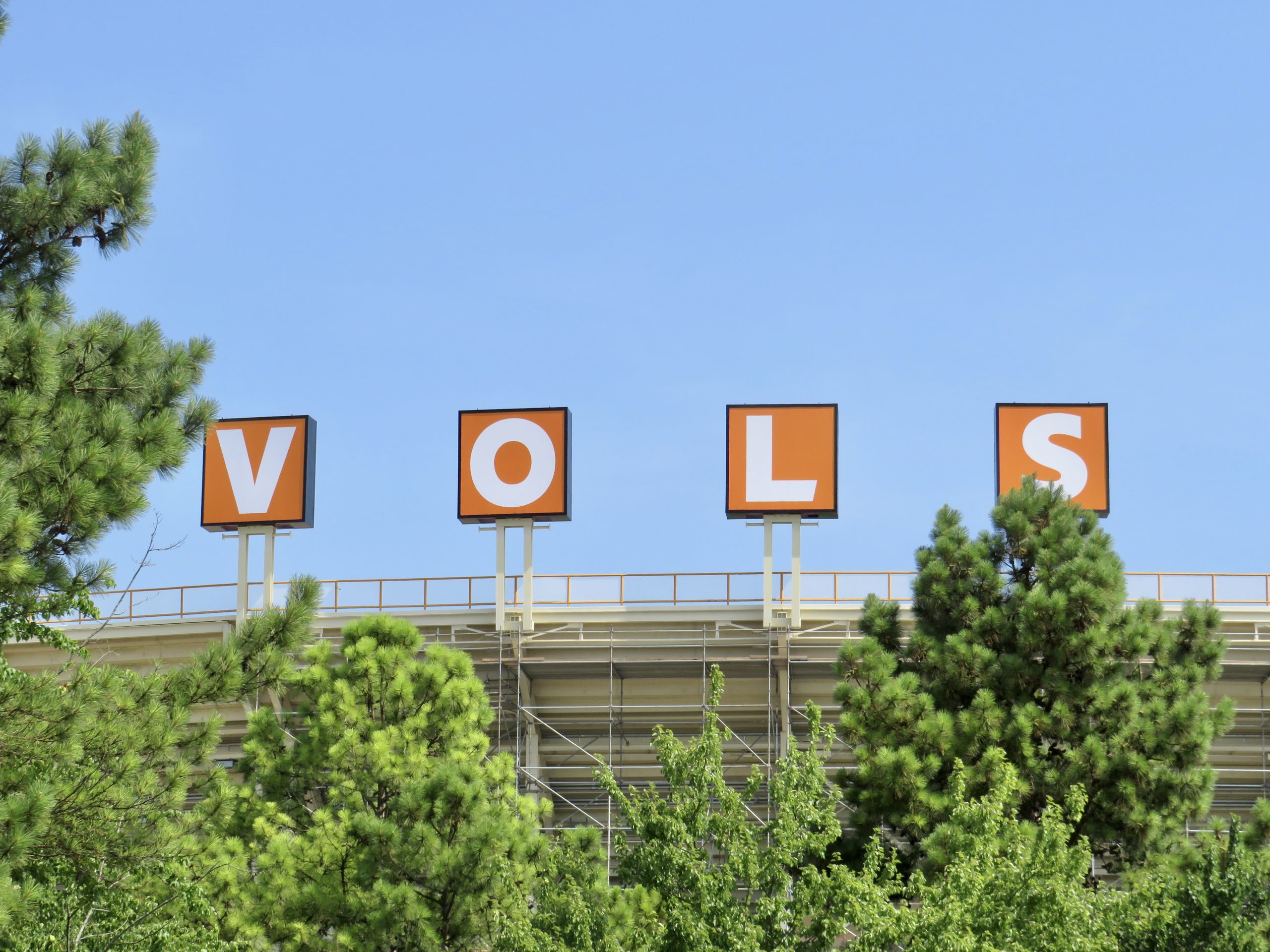 GALLERY: First Look at V-O-L-S Letters on Neyland Stadium | Rocky Top ...